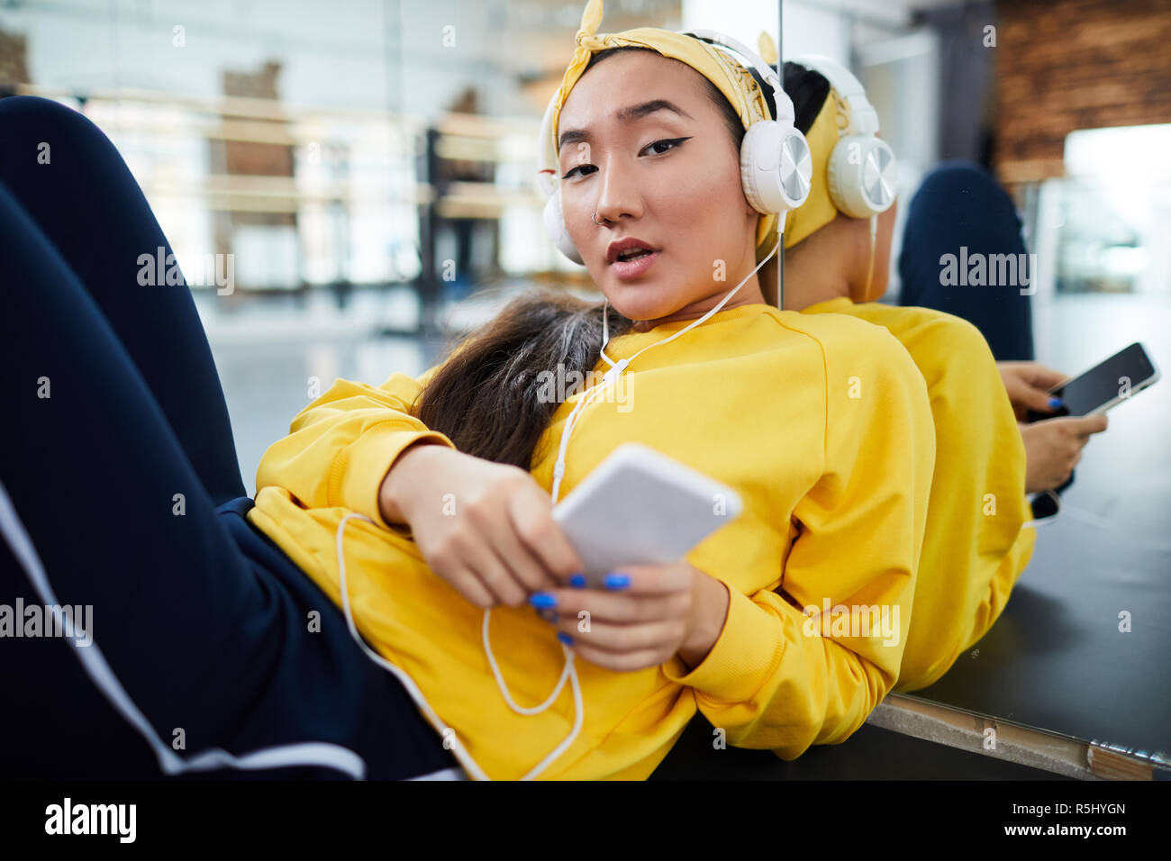 Girl having rest Stock Photo - Alamy