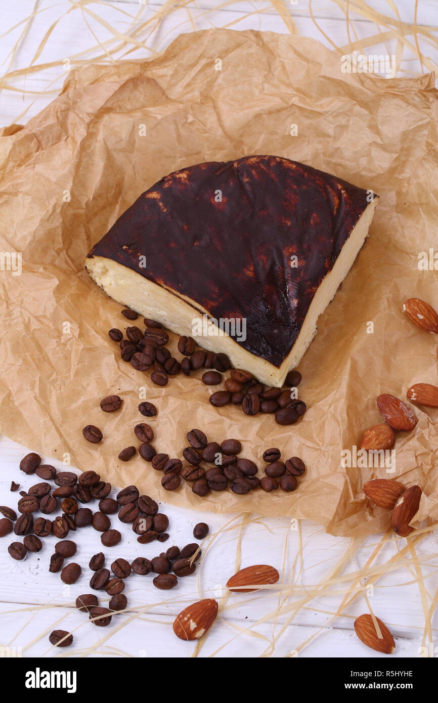 Cheese dry jack on a white wooden background Stock Photo - Alamy