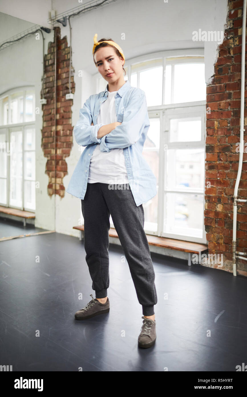 Dancer in studio Stock Photo - Alamy