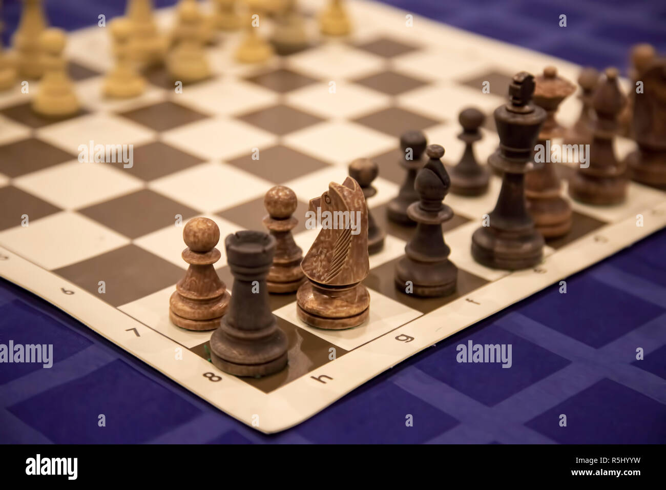 Chessboard closeup hi-res stock photography and images - Alamy