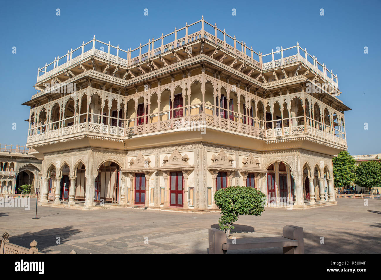 Mubarak Mahal, City Palace, Jaipur, Rajasthan, India Stock Photo - Alamy