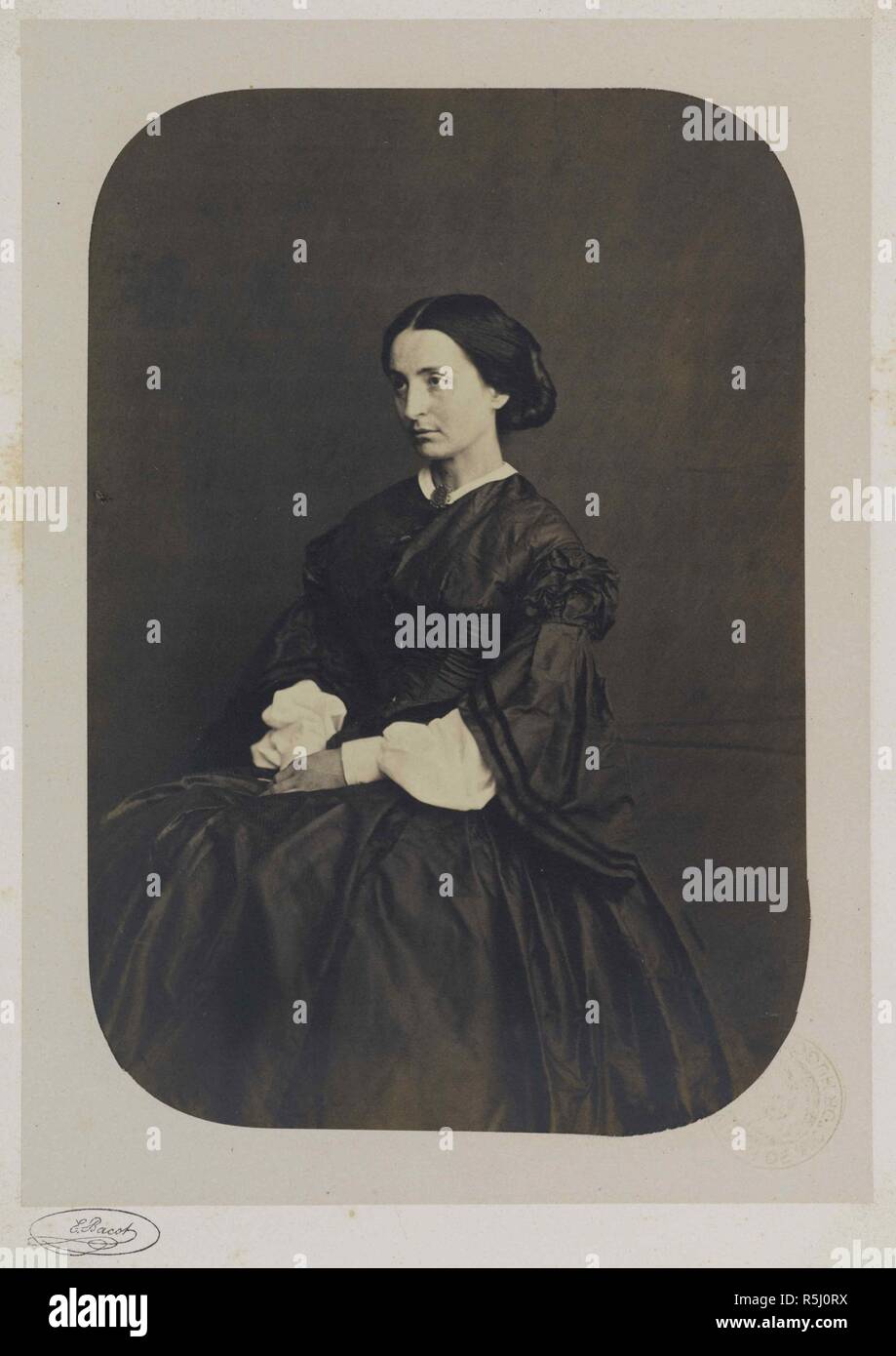 Portrait of Adèle Hugo (1830-1915). Museum: Maison de Victor Hugo ...