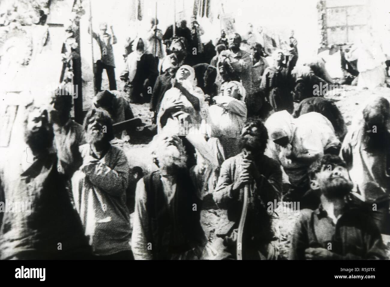 Scene from the film The General Line (Old and New) by Sergei Eisenstein ...