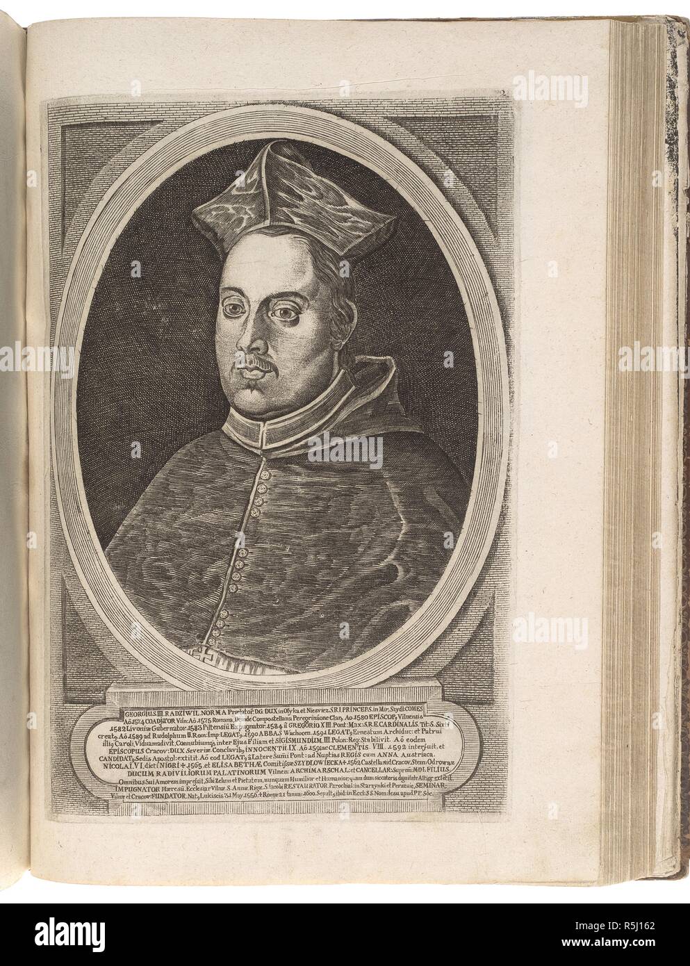 Cardinal Jerzy Radziwill (1556-1600). From: Icones Familiae Ducalis ...