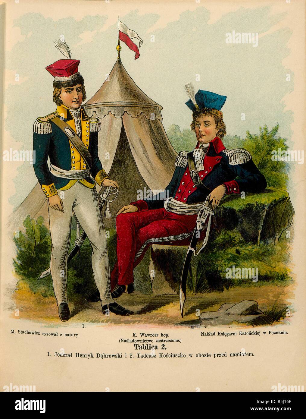 General Jan Henryk Dabrowski and Tadeusz Kosciuszko. Museum: PRIVATE ...