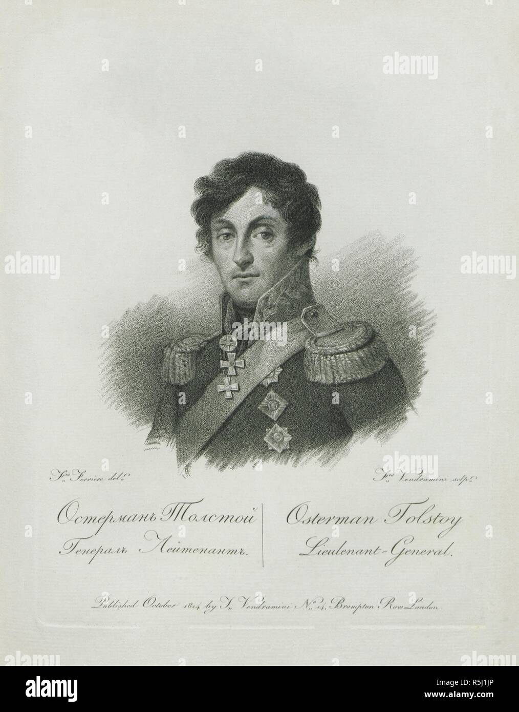 Portrait of Count Alexander Ivanovich Ostermann-Tolstoy (1772-1857 ...