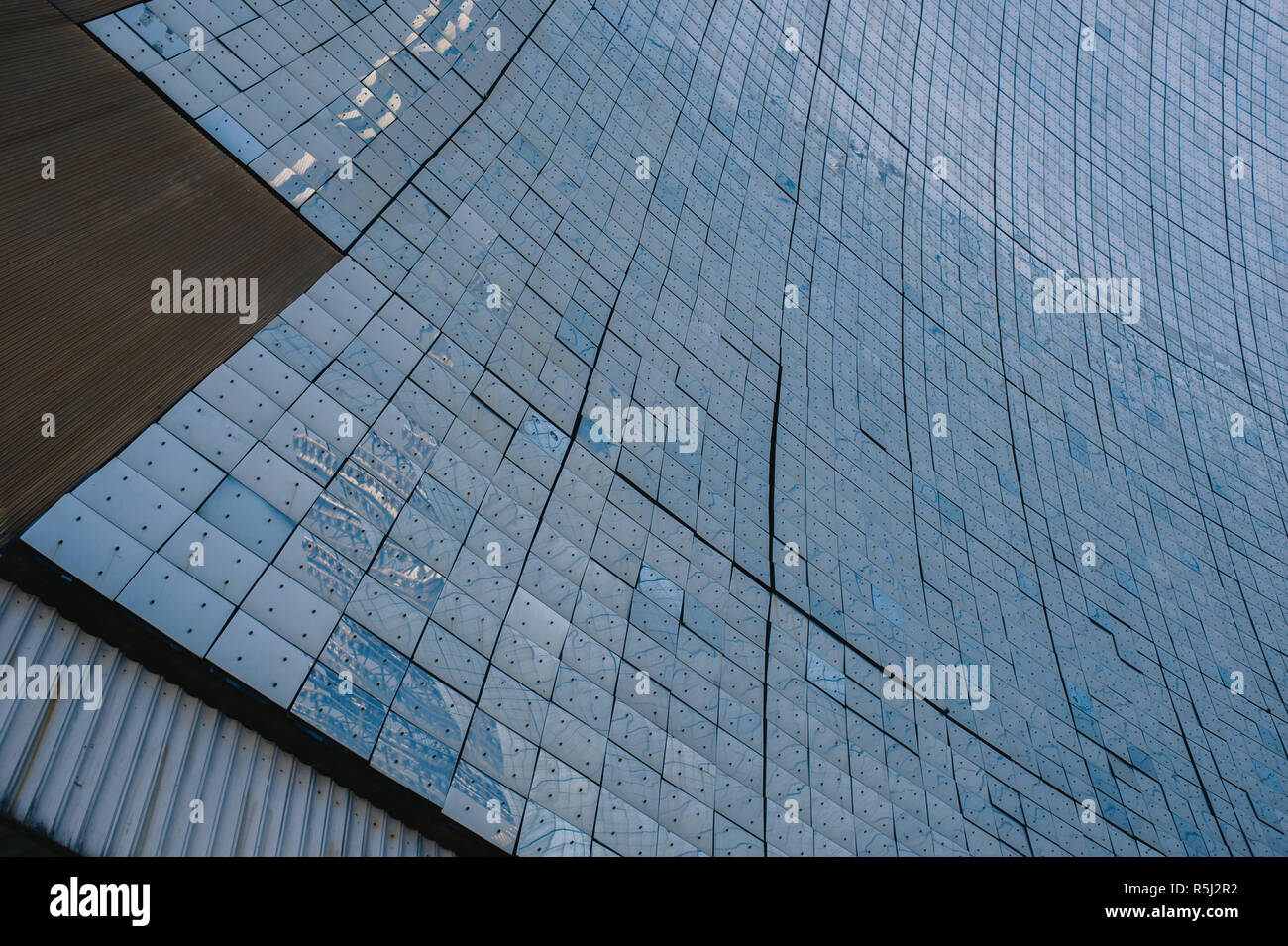 The Soviet-built solar furnace near Parkent, Uzbekistan is still used ...