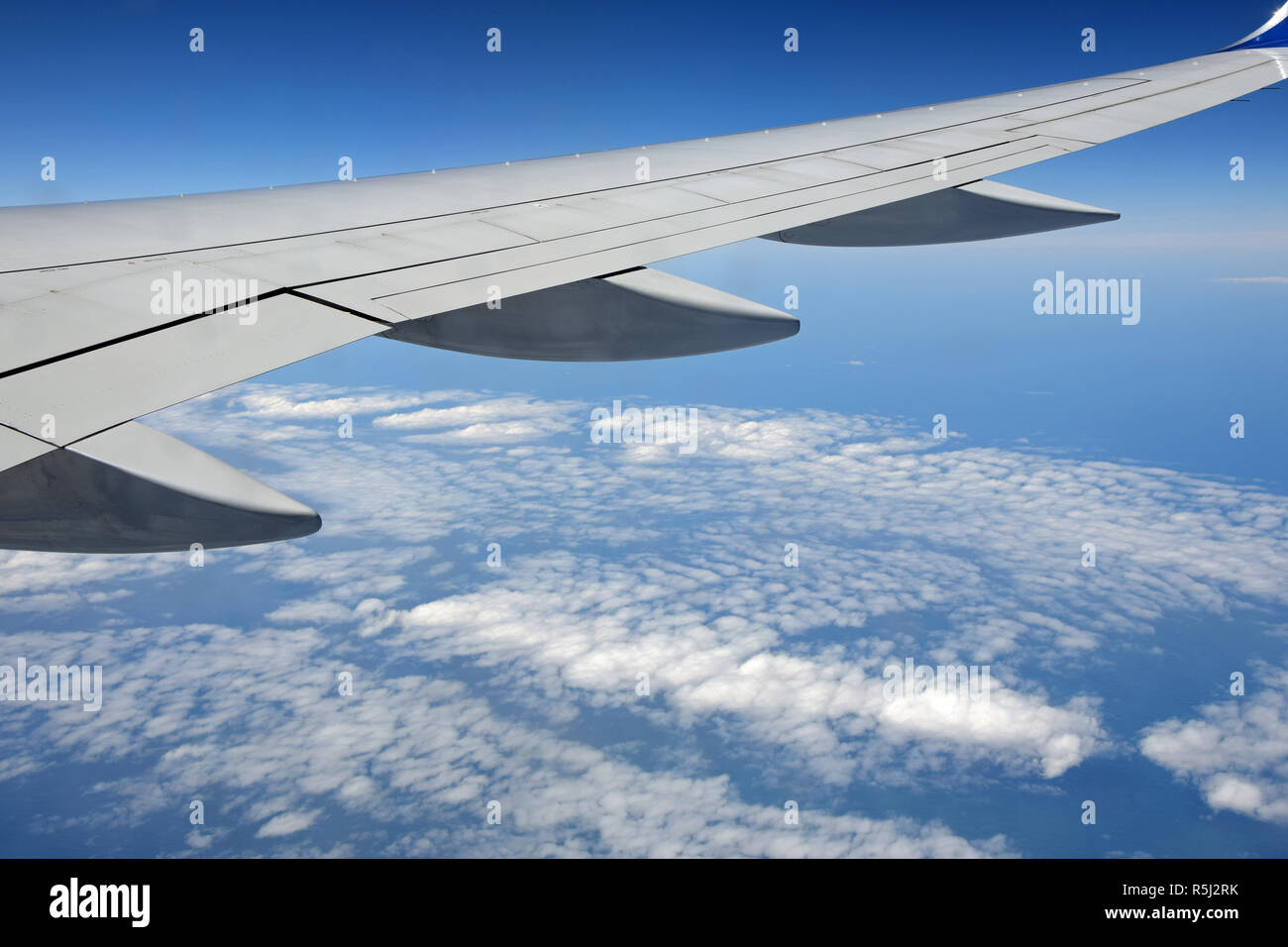 view from an airplane Stock Photo - Alamy