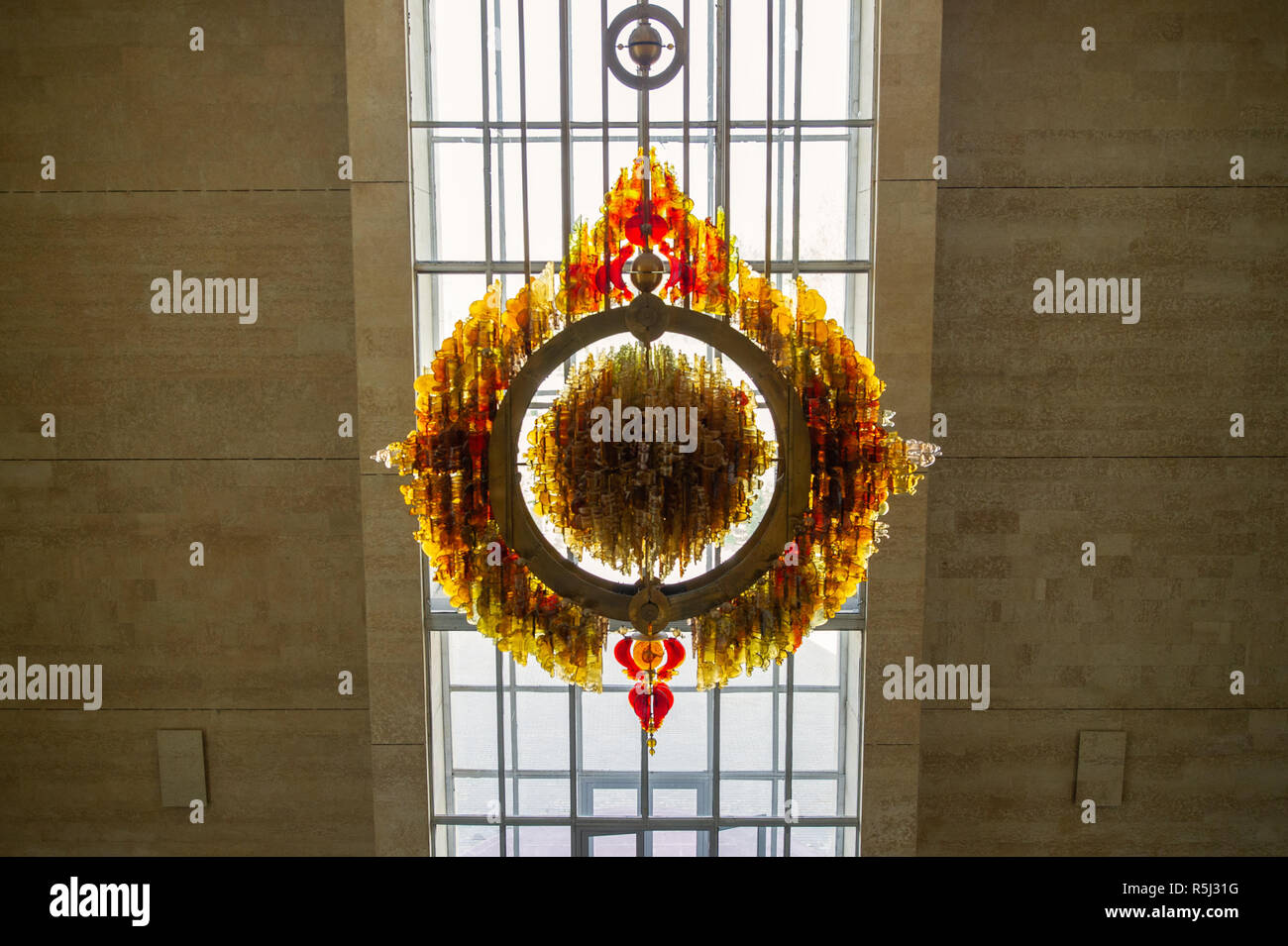 The Soviet-built solar furnace near Parkent, Uzbekistan is still used ...