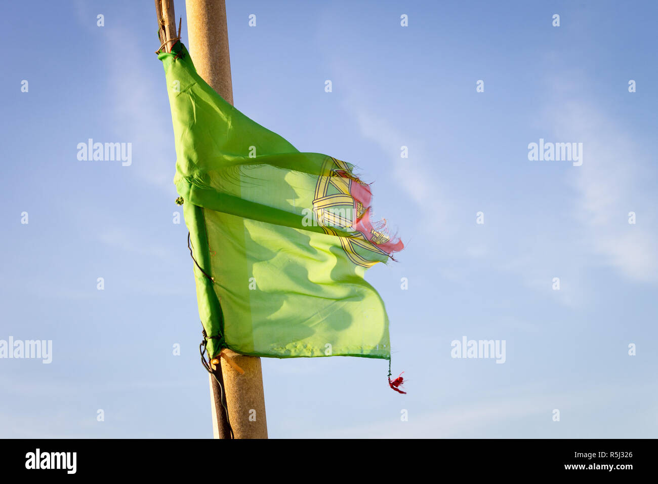 Old ripped flag close up hi-res stock photography and images - Alamy