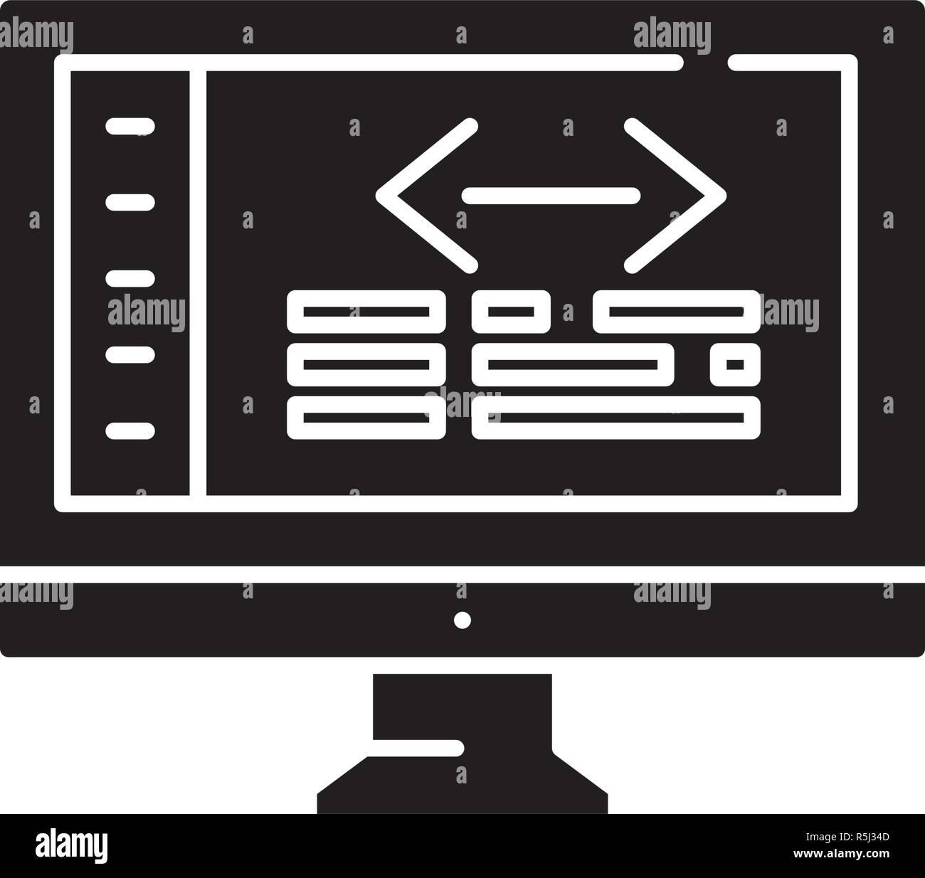 Web coding black icon, vector sign on isolated background. Web coding ... Web coding black icon, vector sign on isolated background. Web coding ...