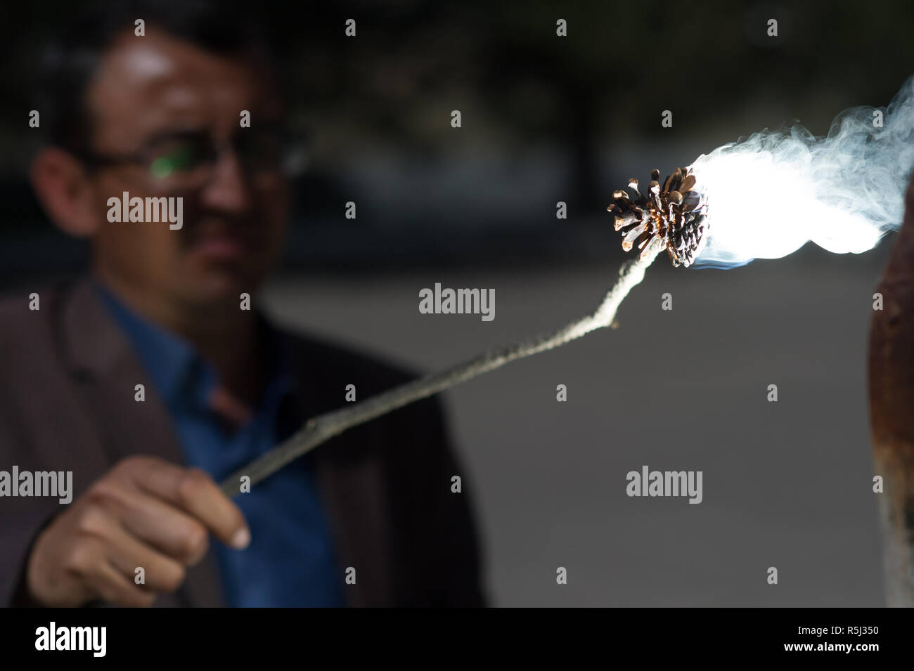 The Soviet-built solar furnace near Parkent, Uzbekistan is still used ...