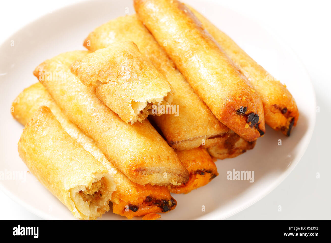 Fried spring rolls Stock Photo - Alamy