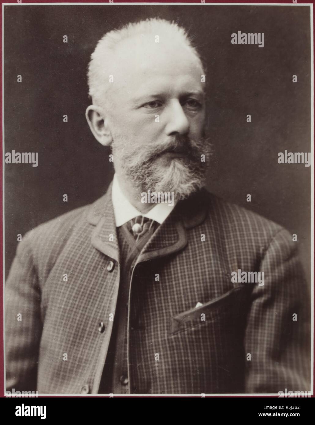 Portrait of the composer Pyotr Ilyich Tchaikovsky (1840-1893). Museum ...