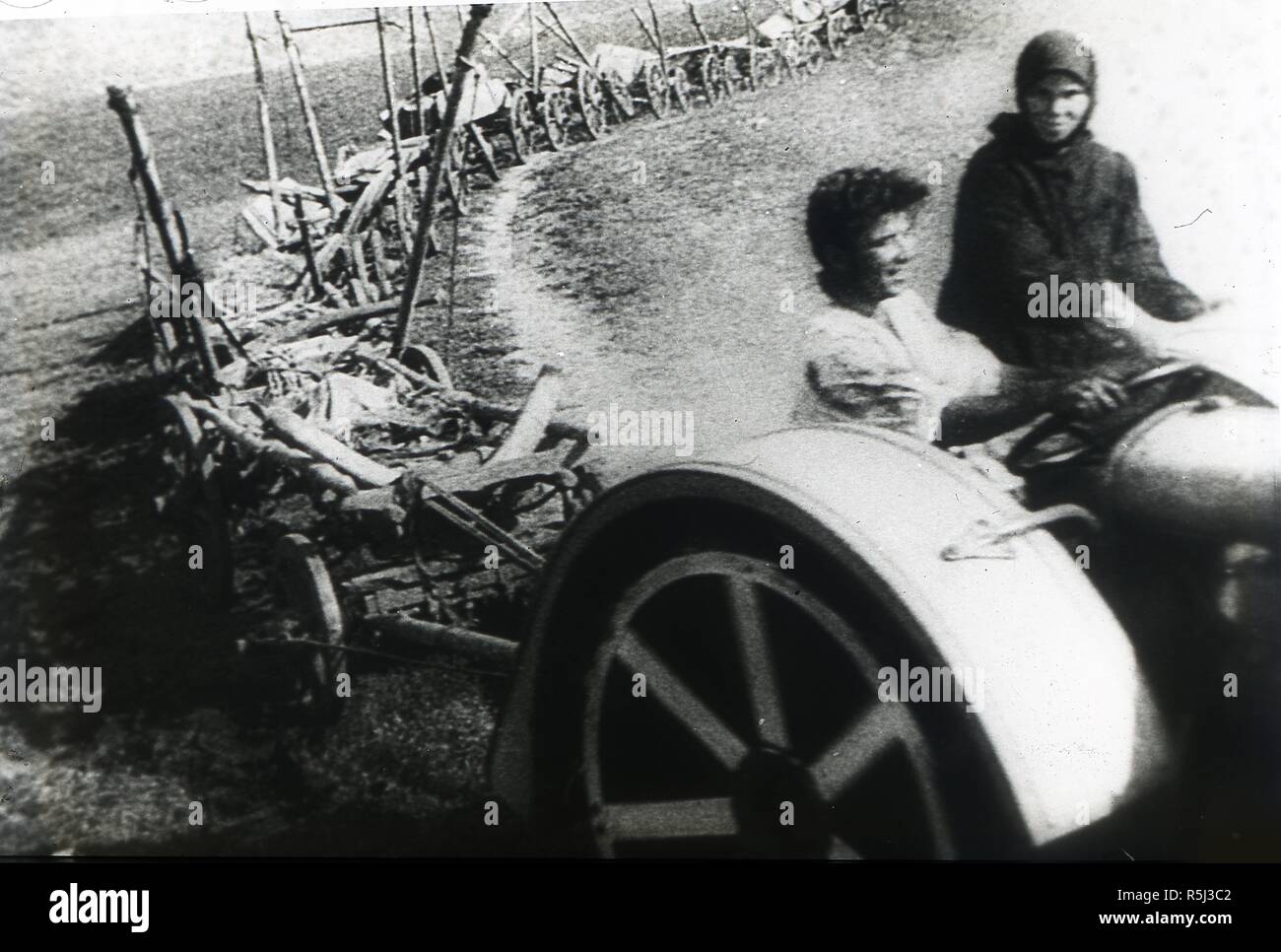Scene from the film The General Line (Old and New) by Sergei Eisenstein ...