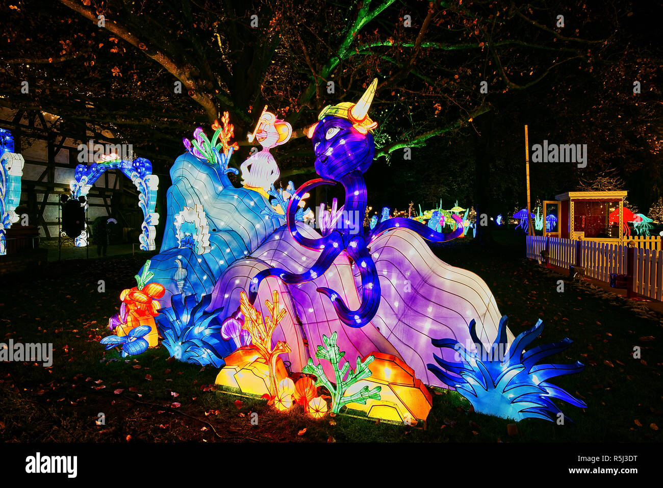 Winter Christmas Holiday in Europa-Park Stock Photo - Alamy