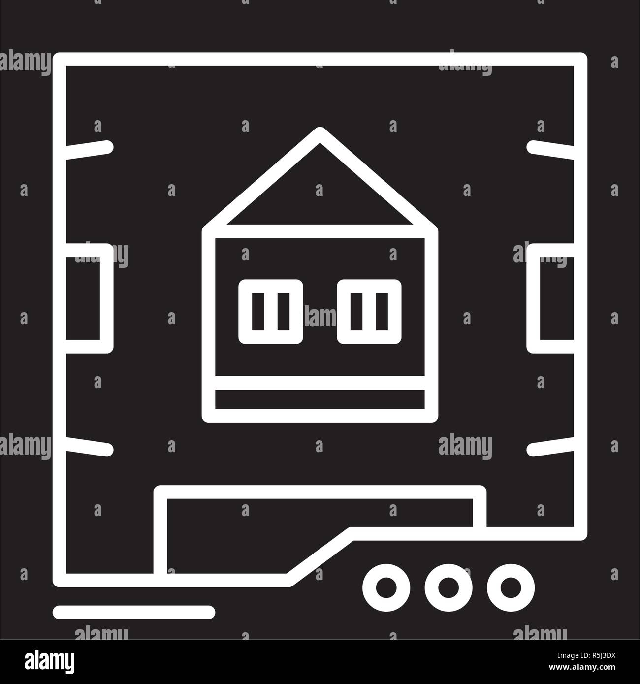 3d scanner black icon, vector sign on isolated background. 3d scanner ...