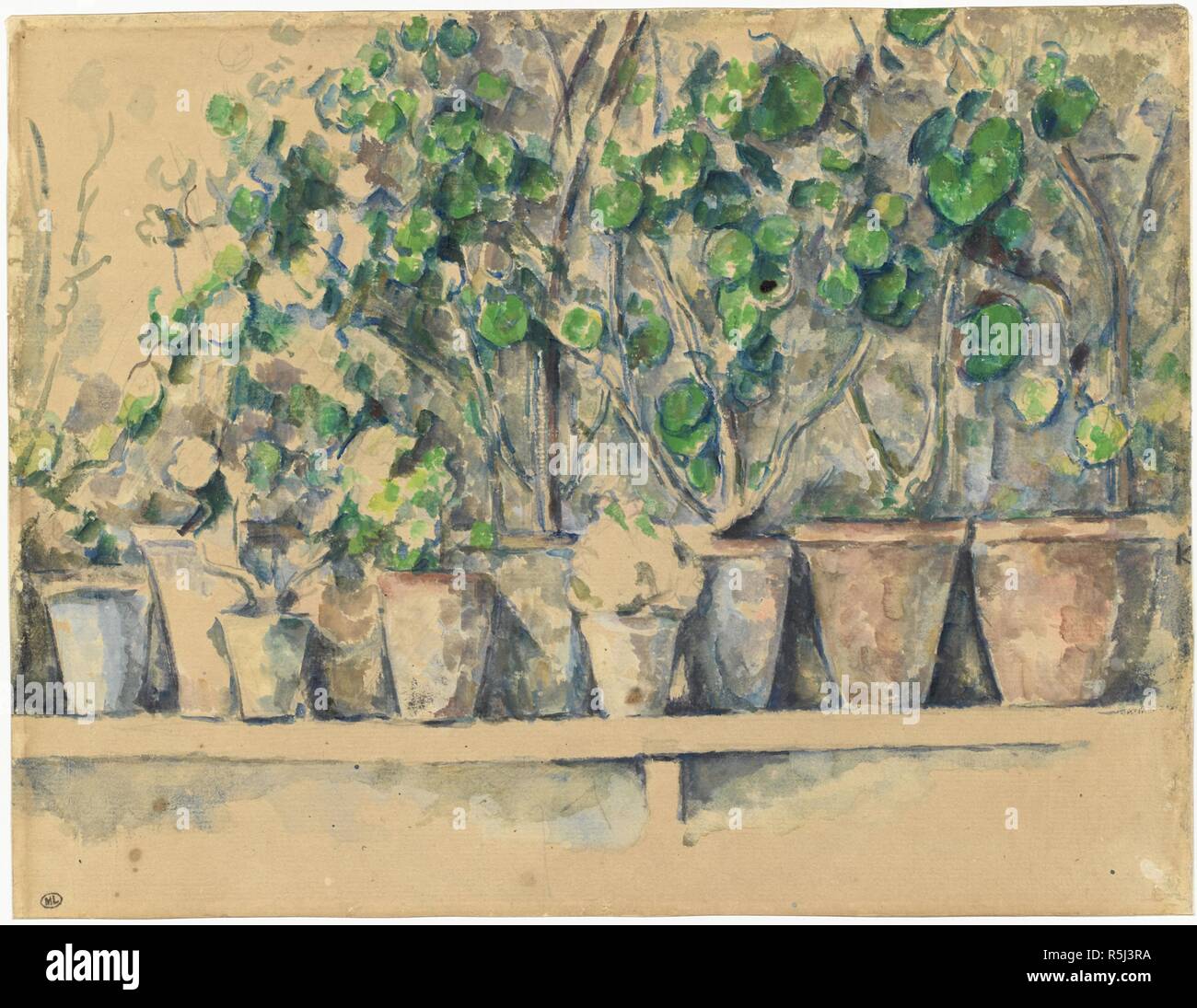 The flower pots. Museum: Musée d'Orsay, Paris. Author: CEZANNE, PAUL ...