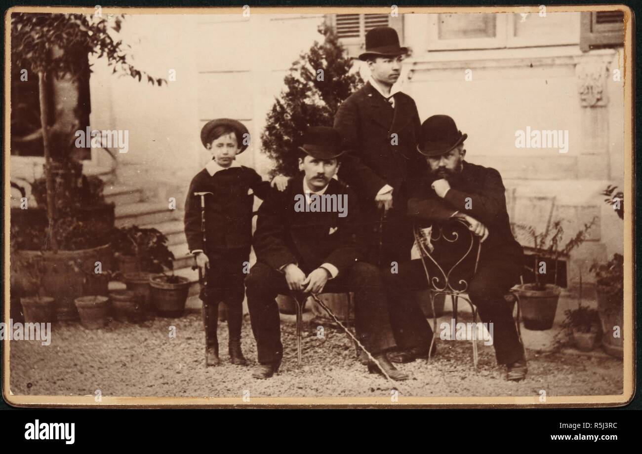 Pyotr Tchaikovsky (1840-1893), Modest Tchaikovsky (1850-1916), Nikolai ...