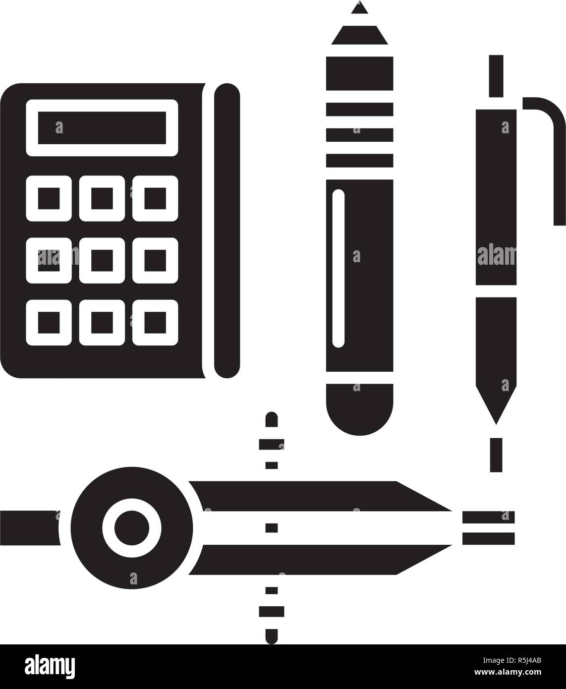 Research method black icon, vector sign on isolated background ...