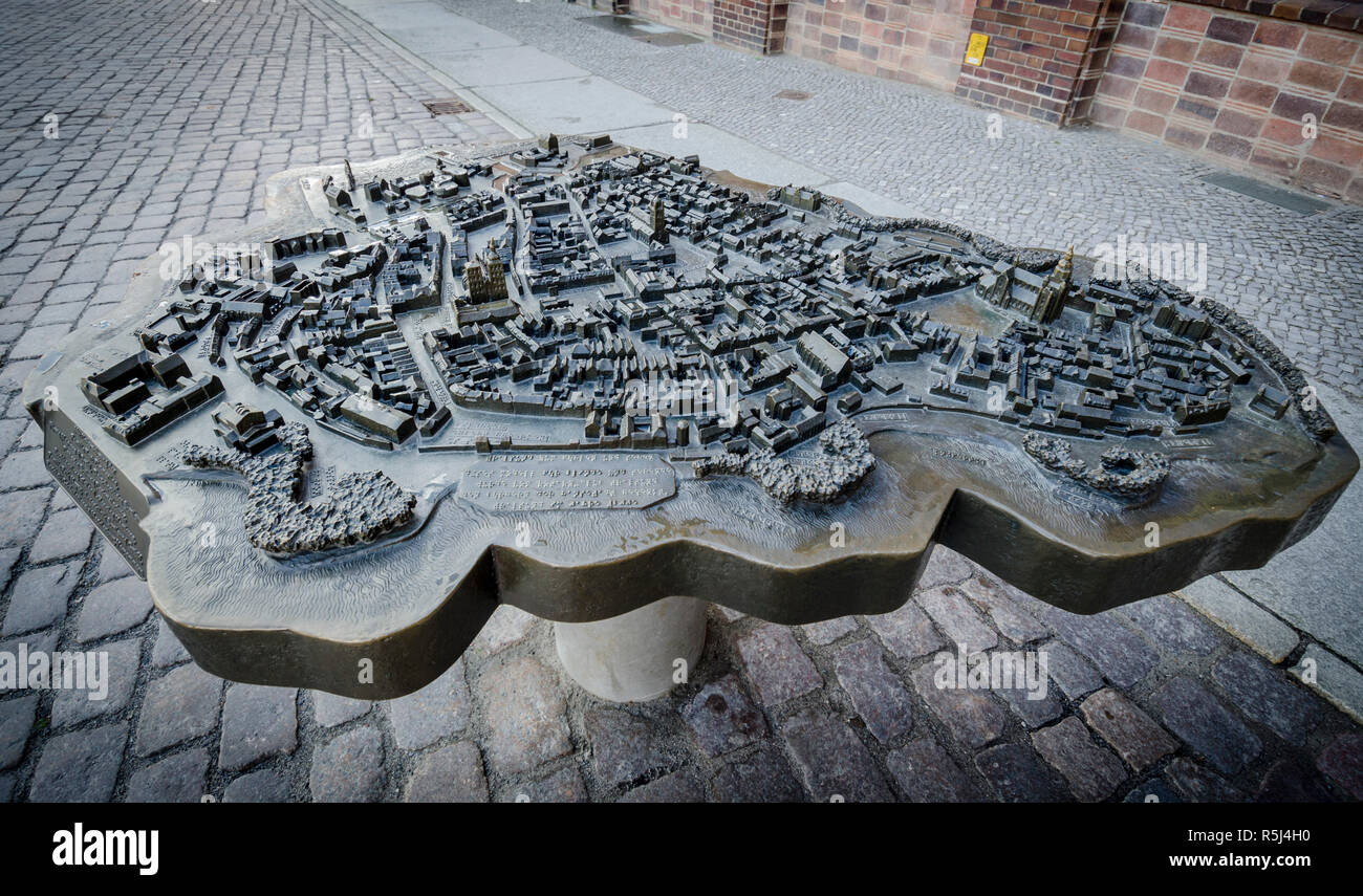 Town Scale Model of Stralsund, Germany Stock Photo - Alamy