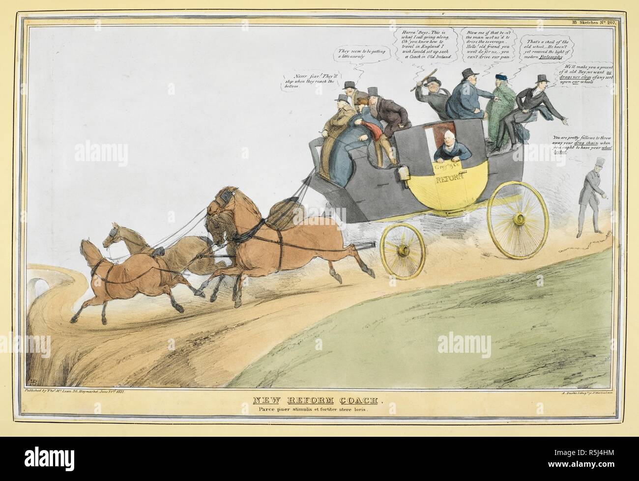 Duke Of Wellington Caricature High Resolution Stock Photography and ...