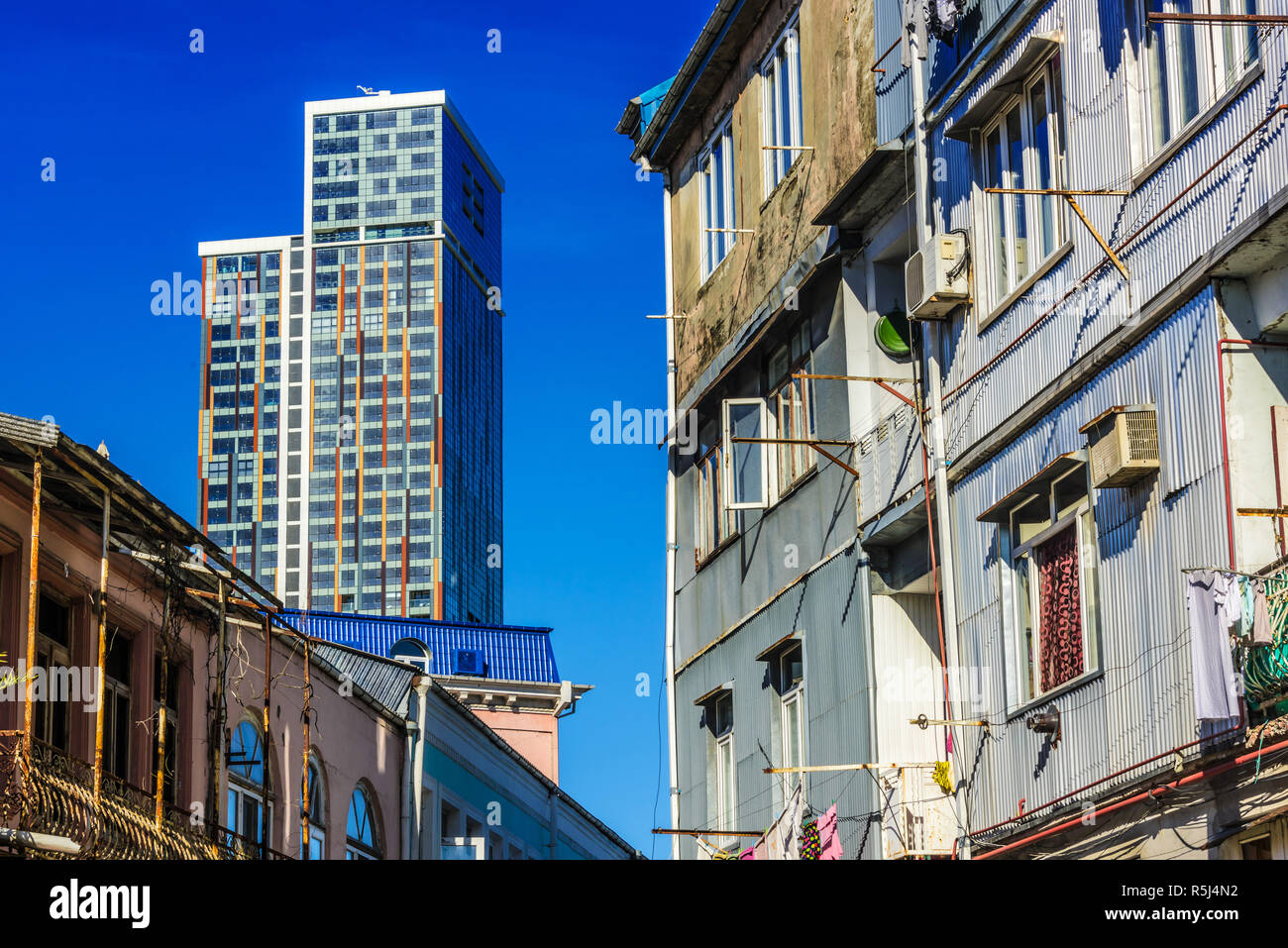 Architecture of Batumi in Autonomous Republic of Adjara, Georgia Stock ...