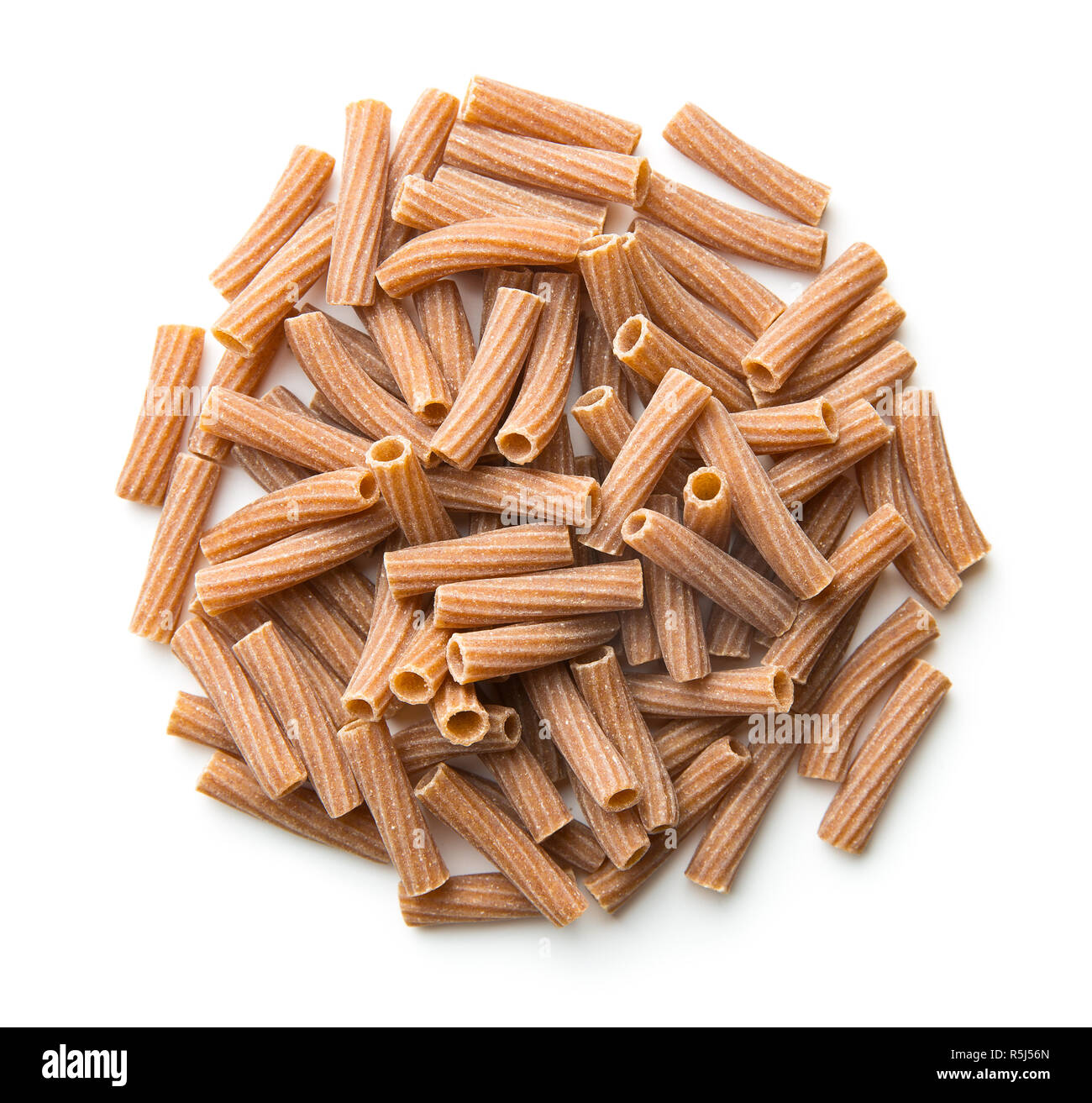 Dried rigatoni pasta Stock Photo - Alamy