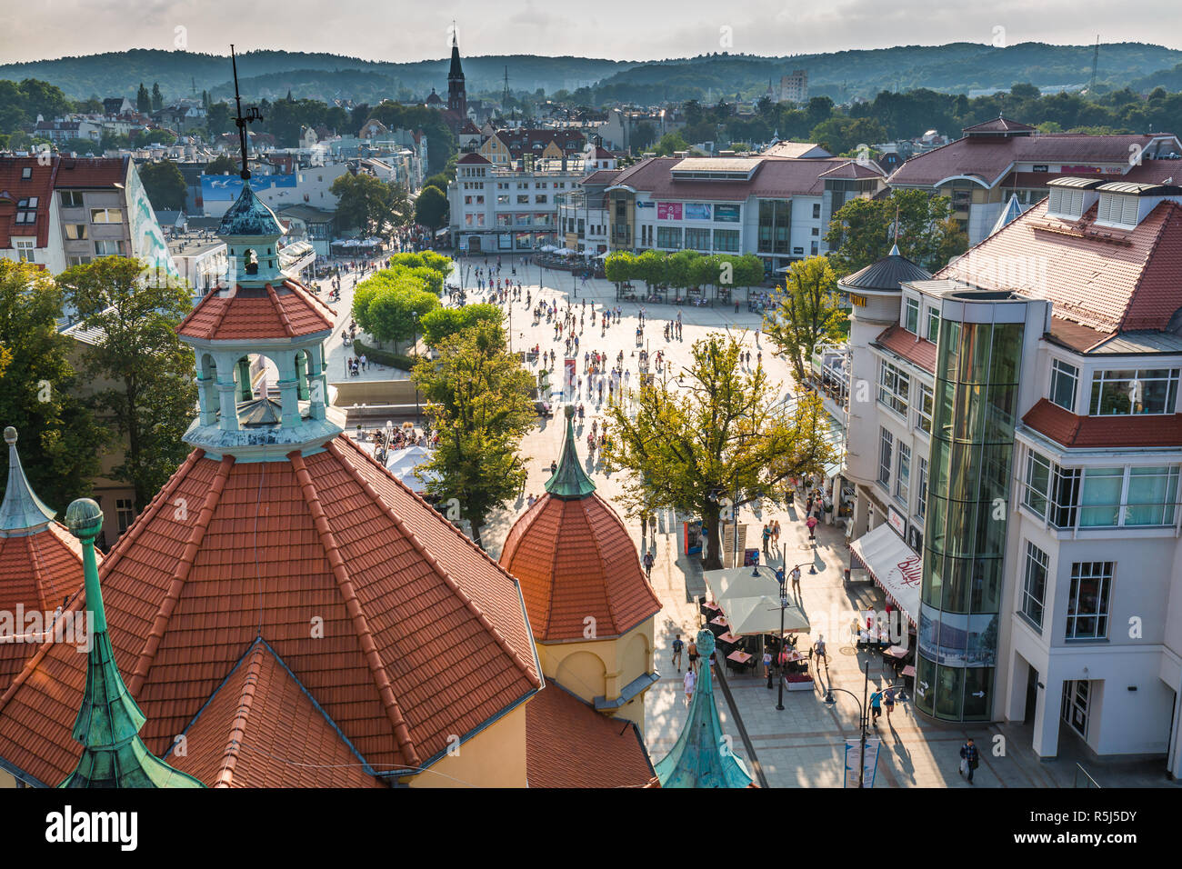 sopot,poland-september 7,2016: view of the sopot city in poland Stock ...