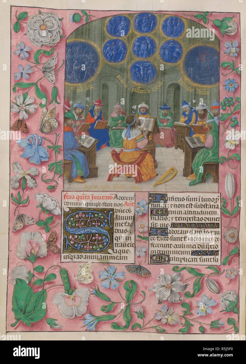 David and the Temple singers. The Psalter. David and the Temple singers ...