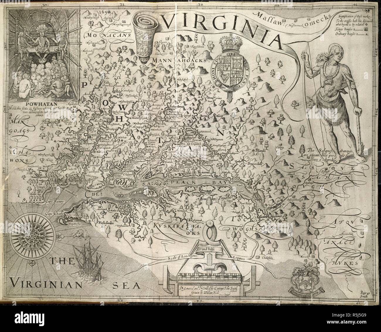 Virginia. Generall Historie of Virginia. London, 1624. Source: G.7037 ...