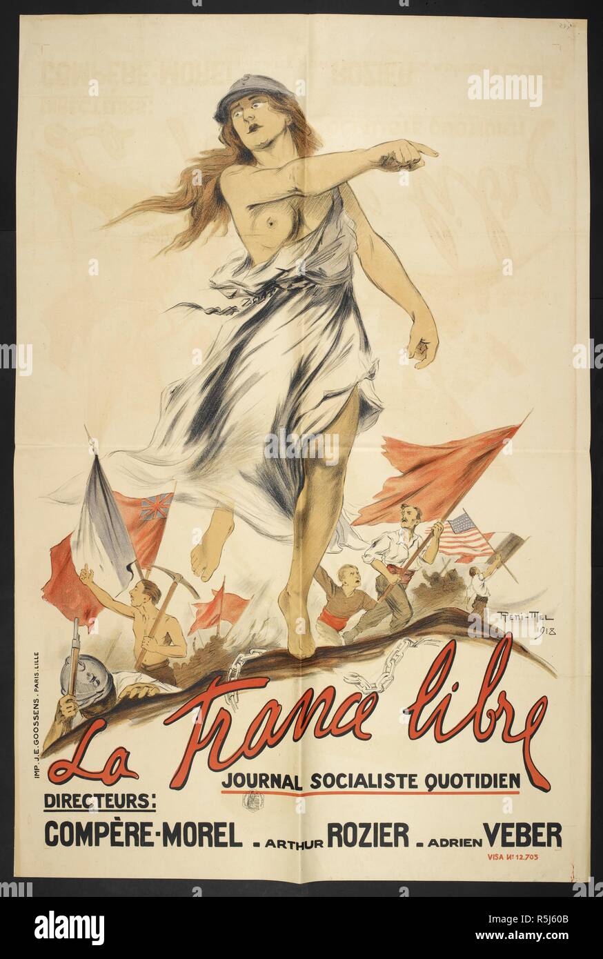 Ww1 poster france hi-res stock photography and images - Alamy