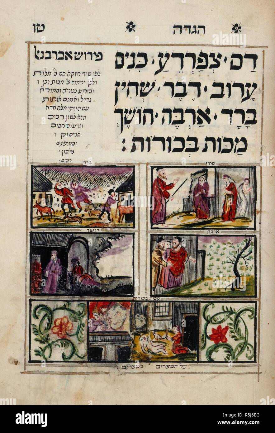 Ten Plagues Hebrew