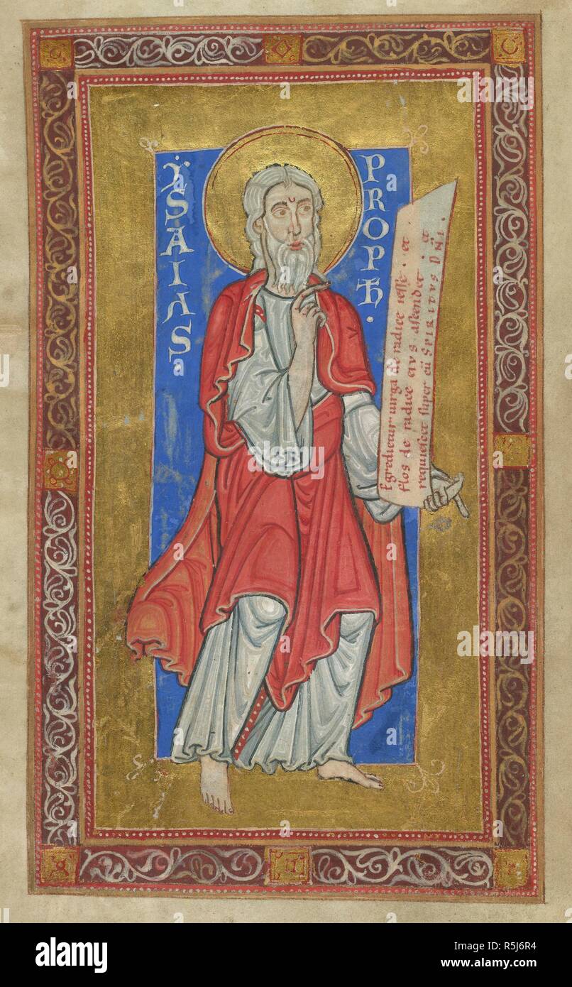 Prophet Isaiah. Siegburg Lectionary. Germany [Abbey of St Michael ...