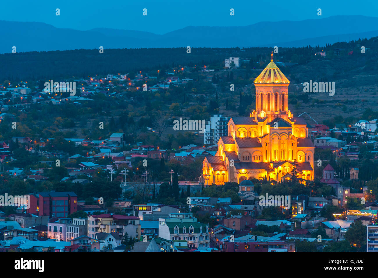 Sameba, The Holy Trinity Cathedral of Tbilisi, Georgia Stock Photo - Alamy