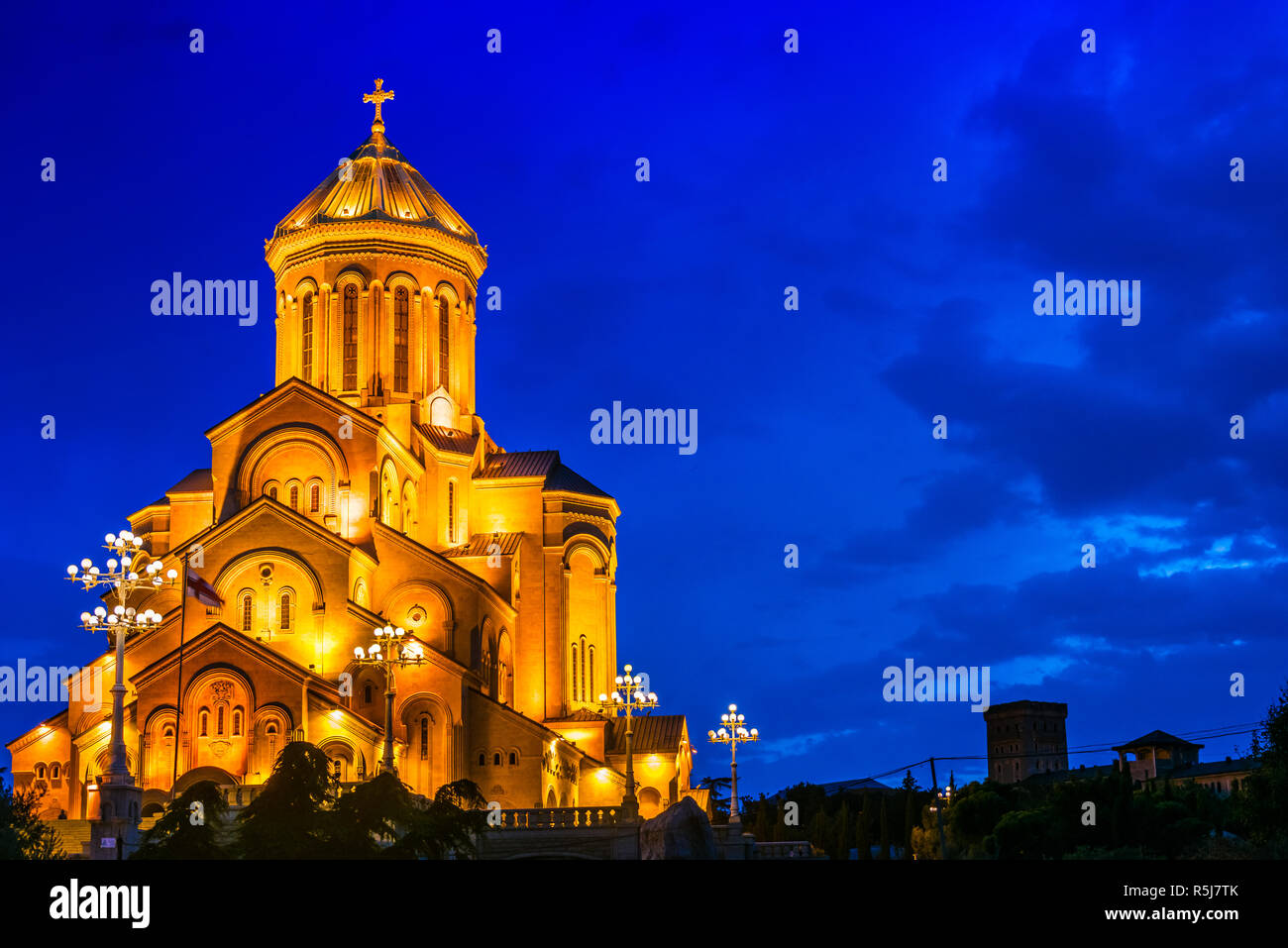 Sameba, The Holy Trinity Cathedral of Tbilisi, Georgia Stock Photo - Alamy