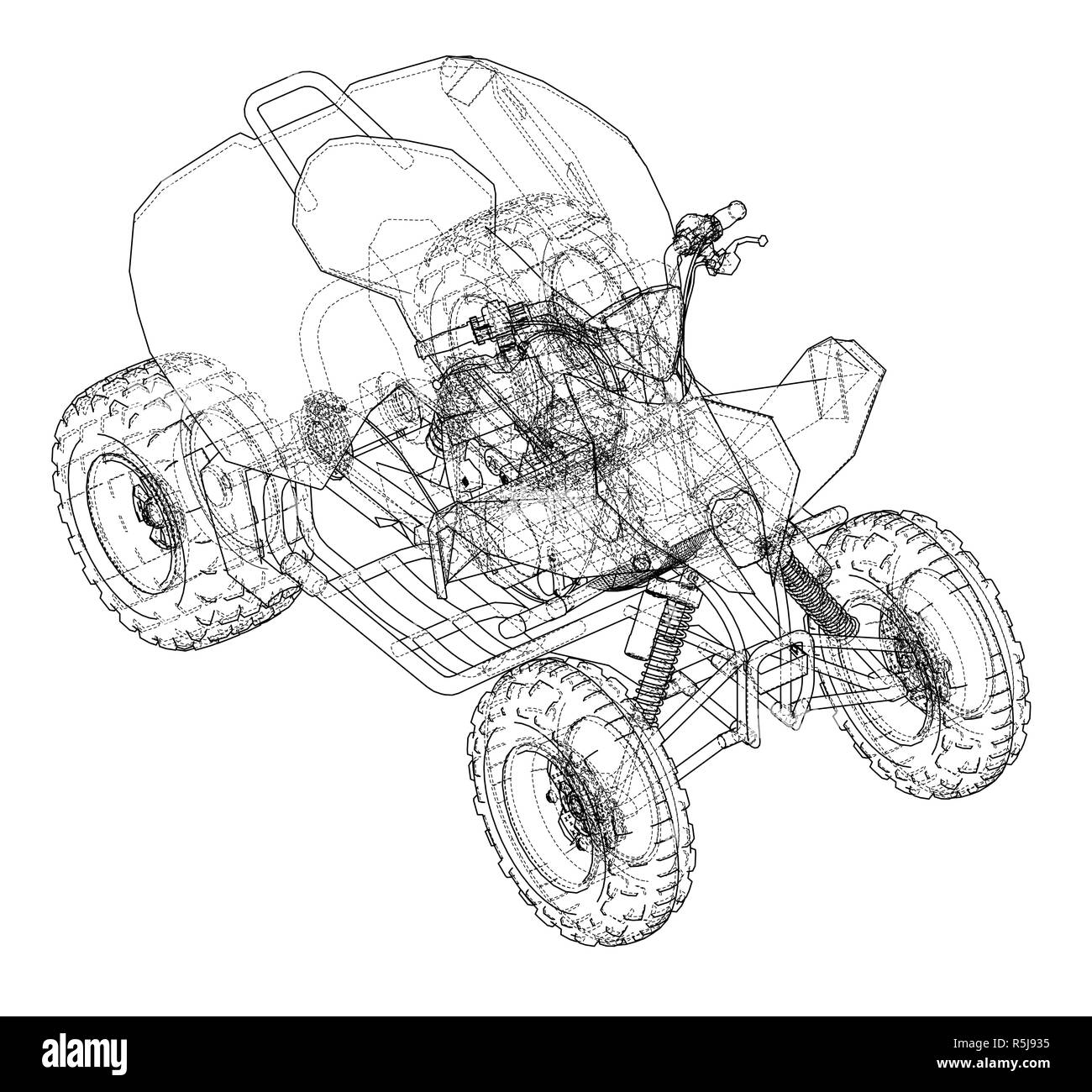 Quadbike quadbike Black and White Stock Photos & Images - Alamy