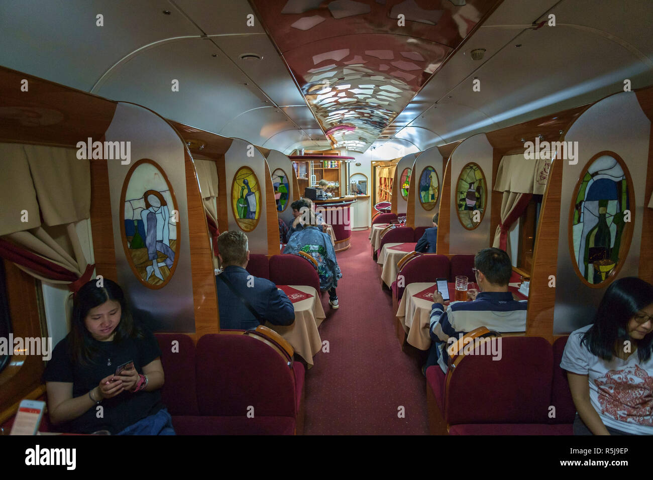 The Red Arrow train Stock Photo - Alamy