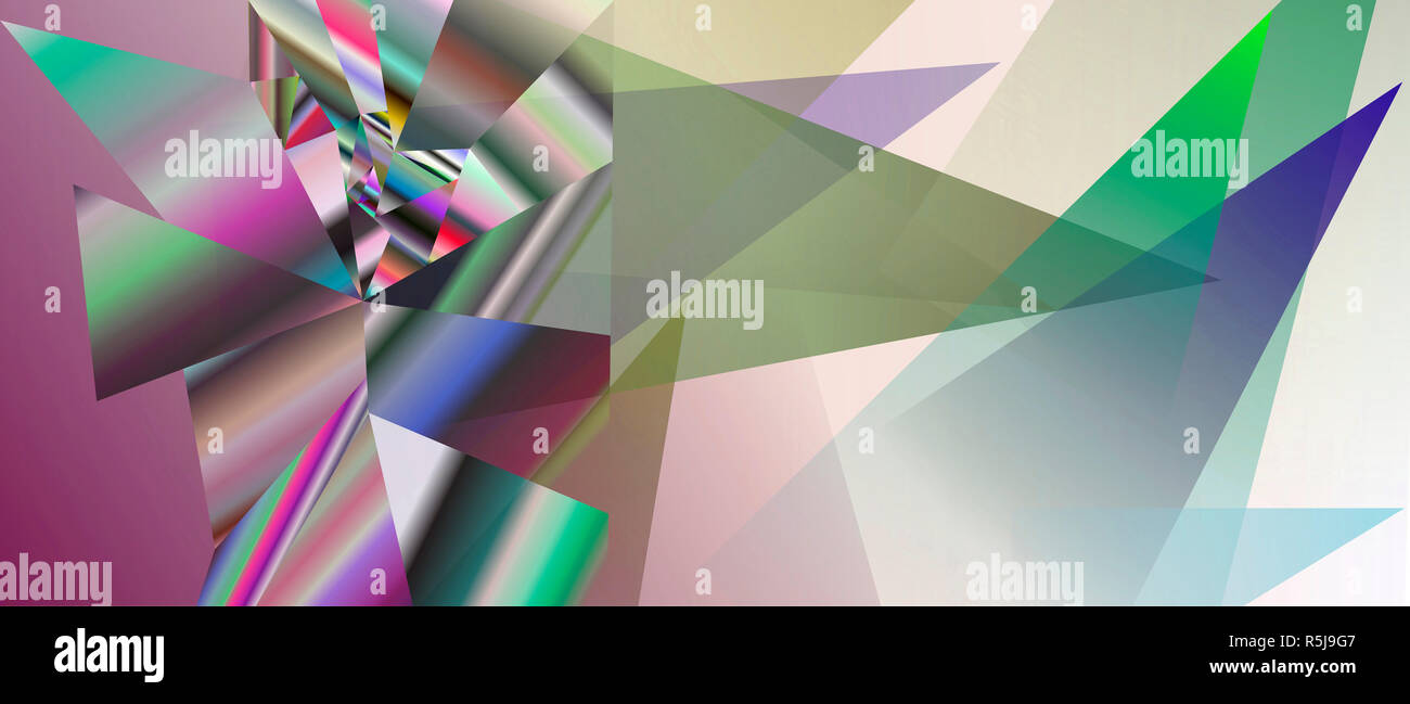 polygonal color tracery painting textures Stock Photo - Alamy