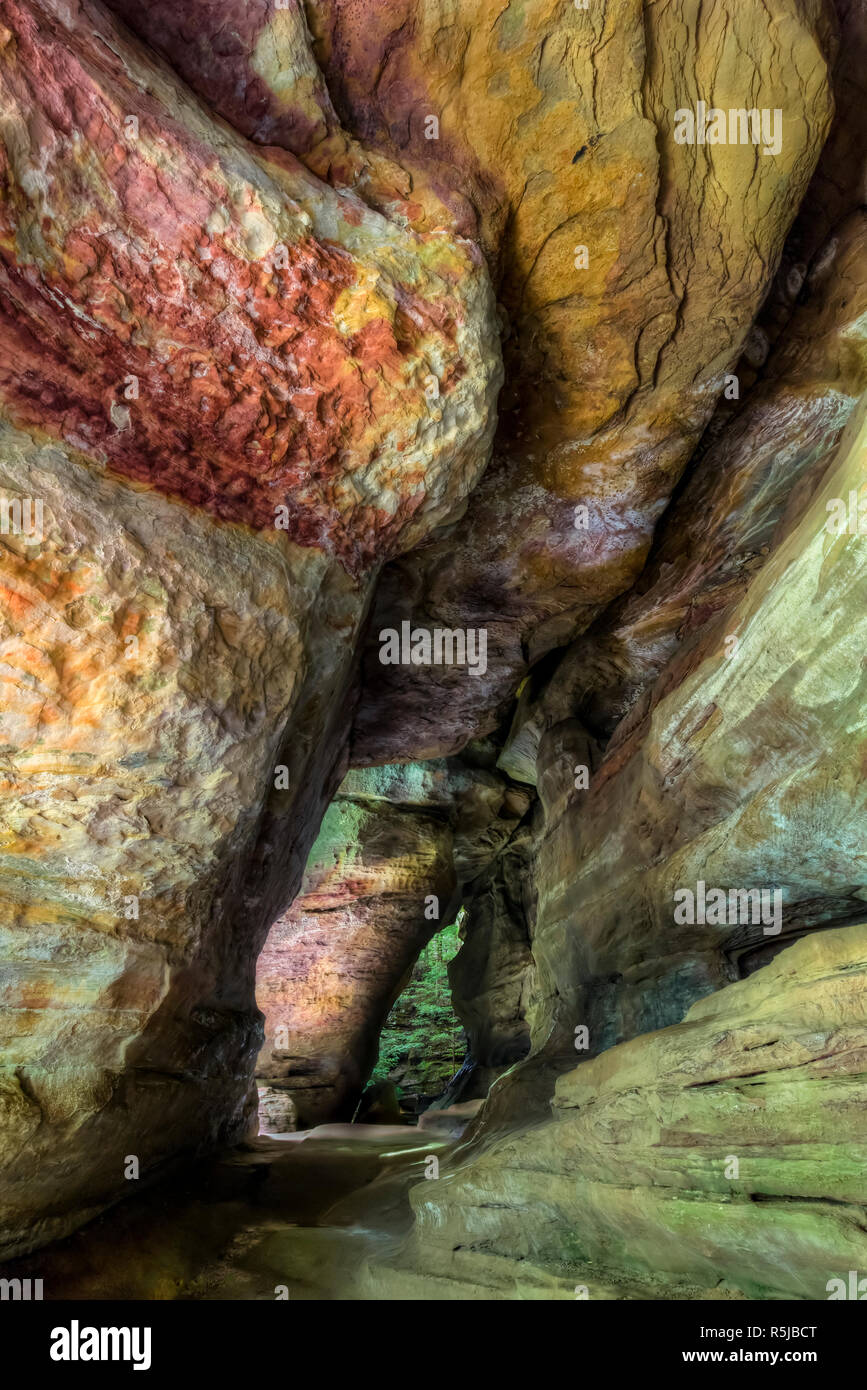 Rock House, an amazing and unique cave in the Hocking Hills of Ohio, is ...