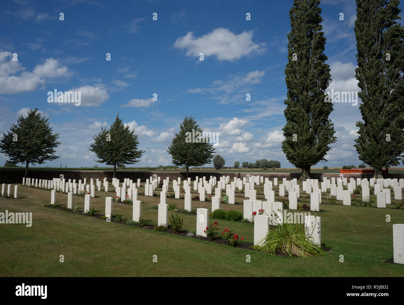World war I cemetery near Ypres West Flanders Belgium Stock Photo - Alamy