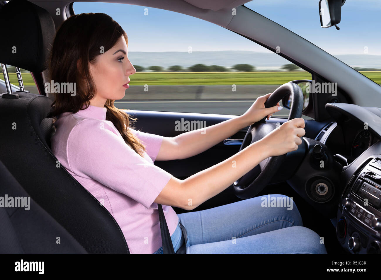 Car side view seat hi-res stock photography and images - Alamy