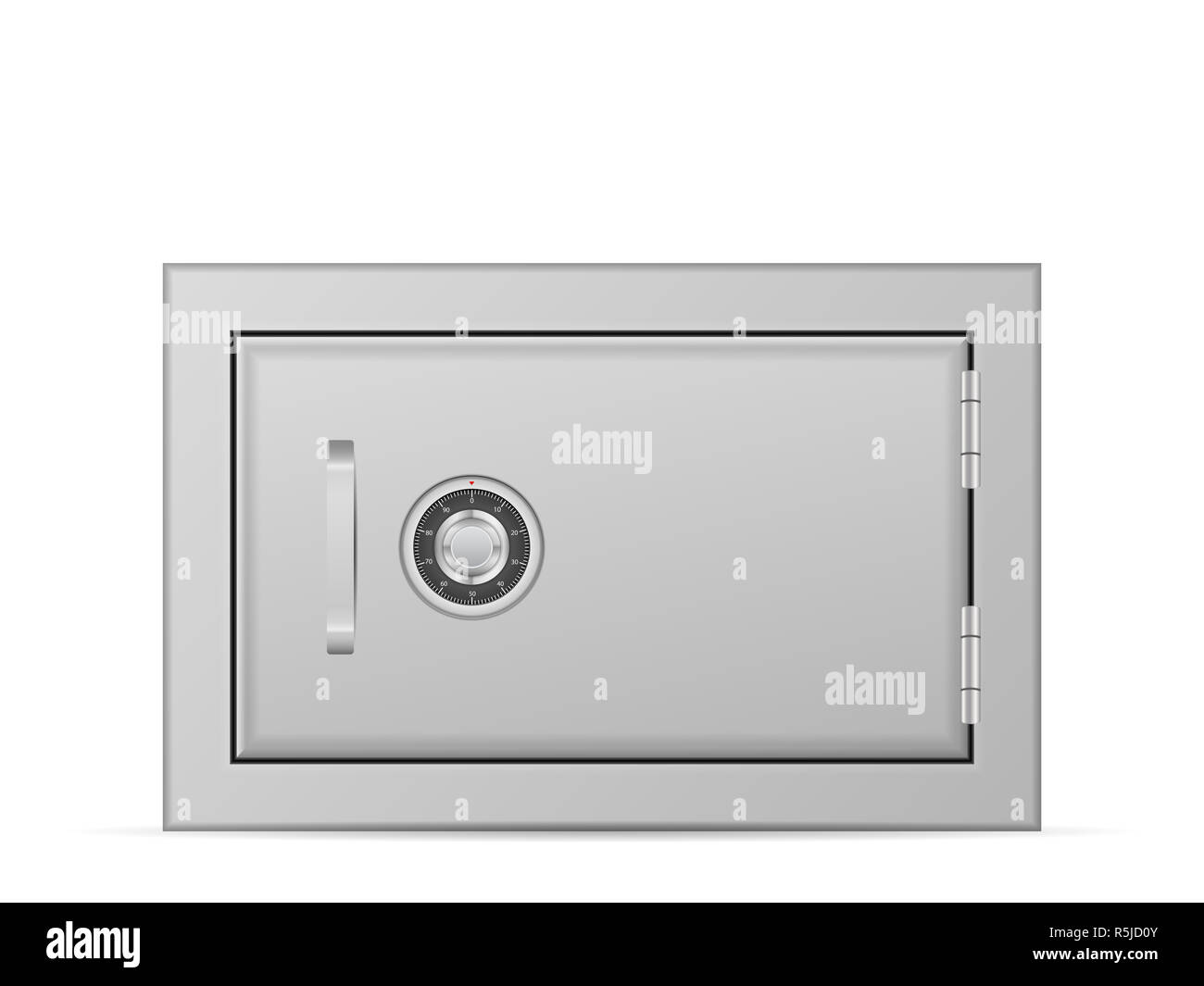 Bank locker on a white background. Vector illustration Stock Photo - Alamy
