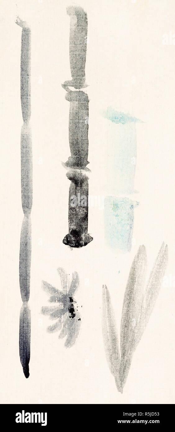 Japanese chinese sketches hi-res stock photography and images - Alamy