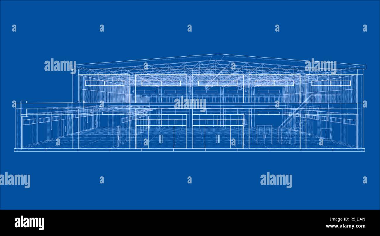 Architectural drawing 3d warehouse hi-res stock photography and images ...