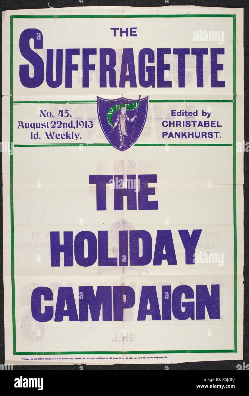 Suffragette poster hi-res stock photography and images - Alamy