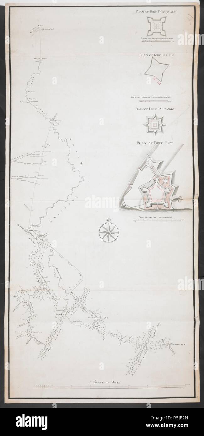 Map of venango hi-res stock photography and images - Alamy