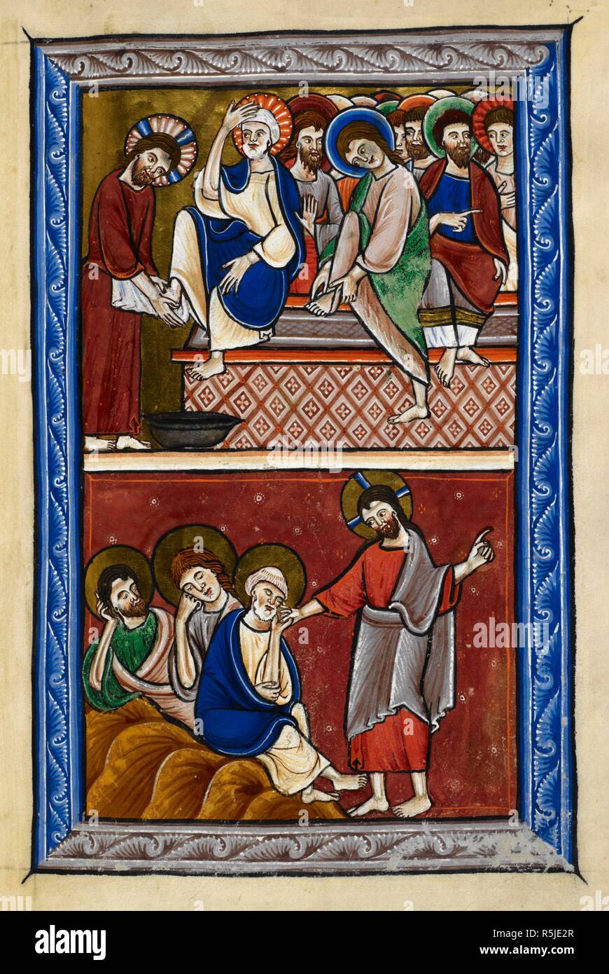 Jesus disciples sleeping hi-res stock photography and images - Alamy