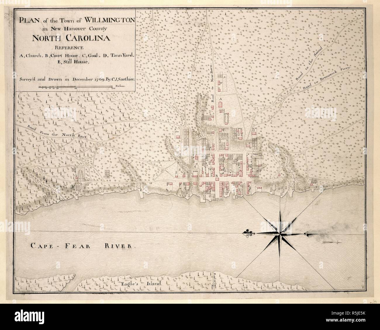 A plan of Willmington, in New Hanover County, North Carolina. PLAN of ...