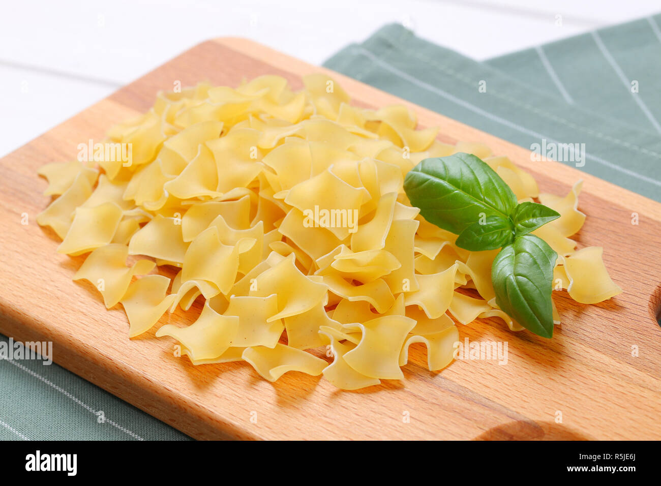 quadretti - square shaped pasta Stock Photo - Alamy